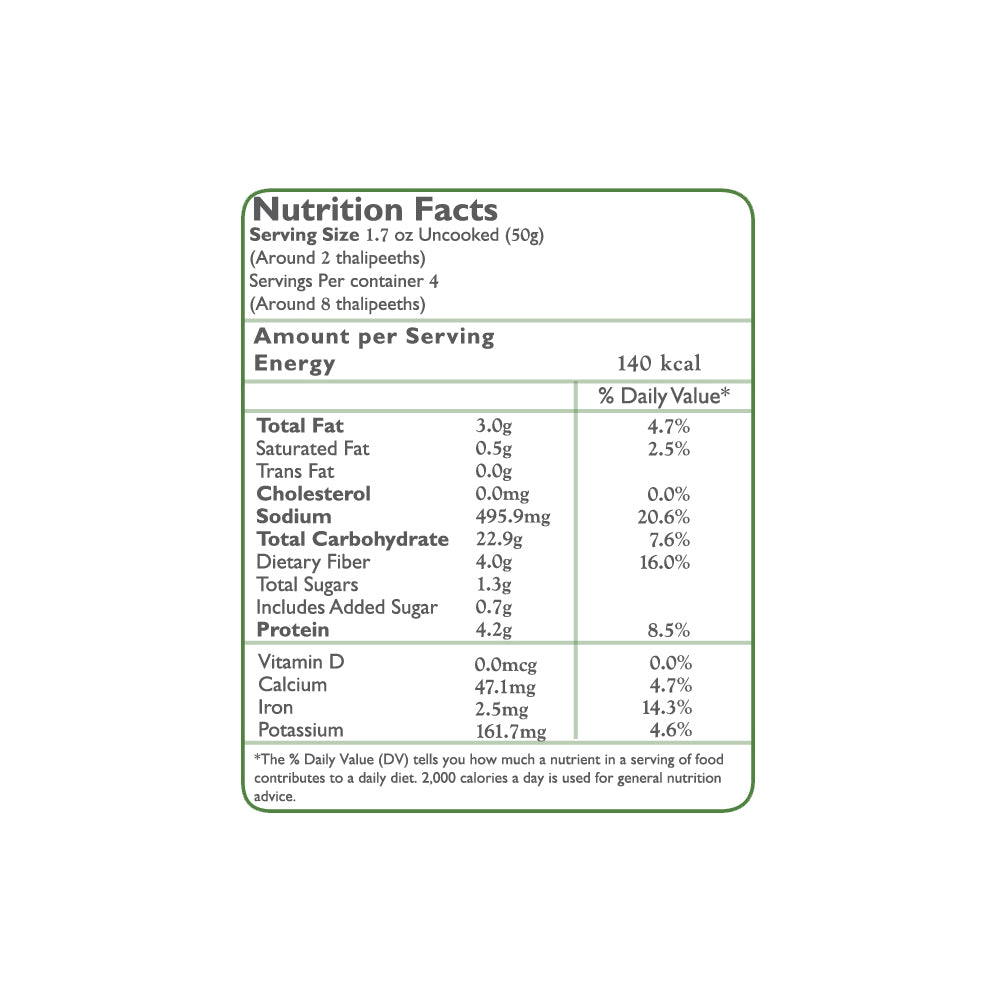 Upwas Thalipeeth Mix– Taste for Life Products