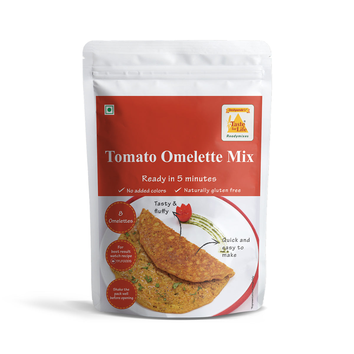 Tomato Omelette Mix – Taste for Life Products