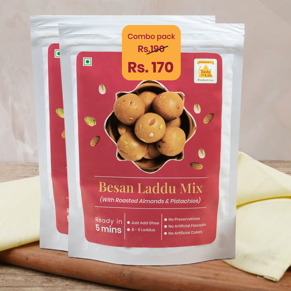Buy Besan Laddu Mix Combo pack - Taste For Life– Taste for Life Products