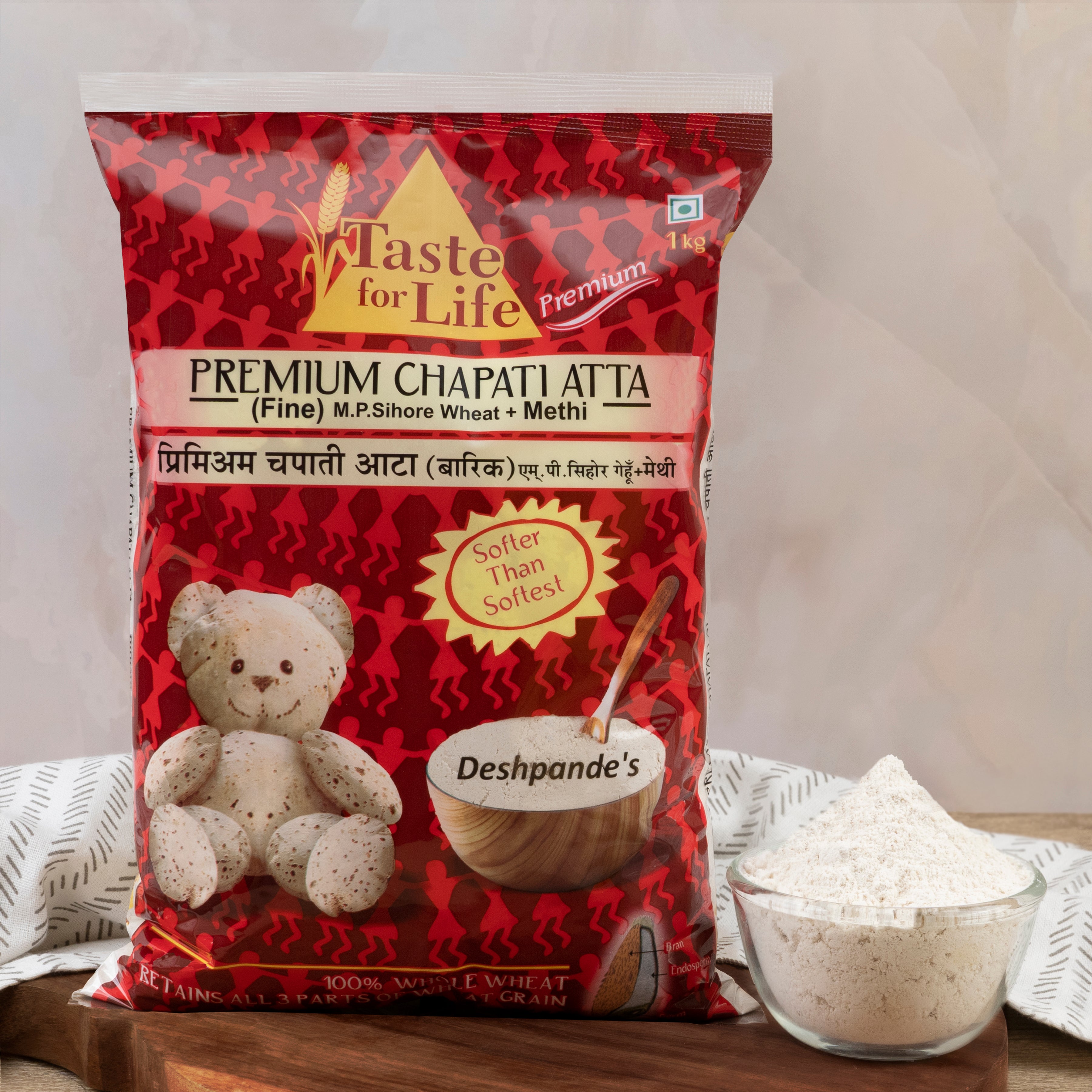Chapati Atta Methi enriched– Taste for Life Products
